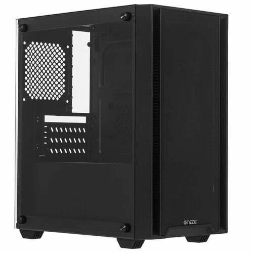 Компьютерный корпус GiNZZU CL510 (CL510) черный - Mini Tower, Micro-ATX, USB 2.0 Type-A, USB 3.2 Gen 1 Type-A