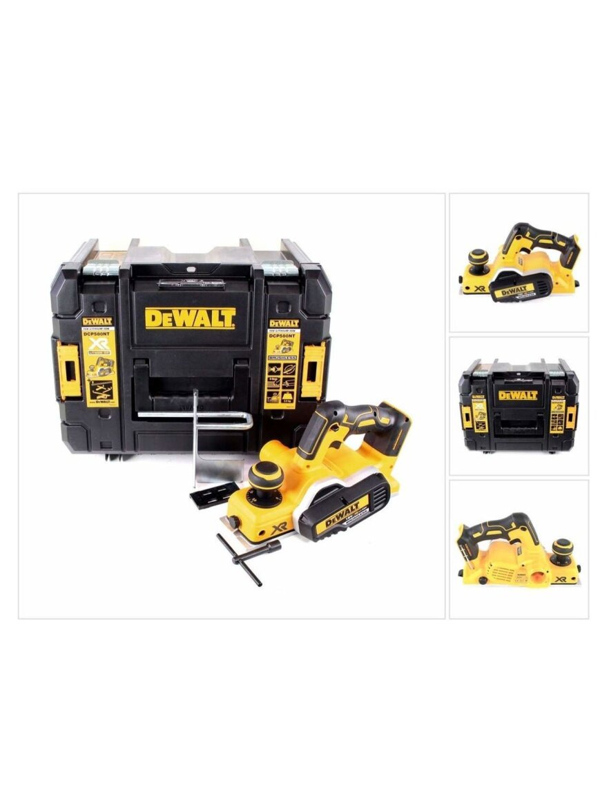 Рубанок аккумуляторный Dewalt DCP580NT, без АКБ и ЗУ