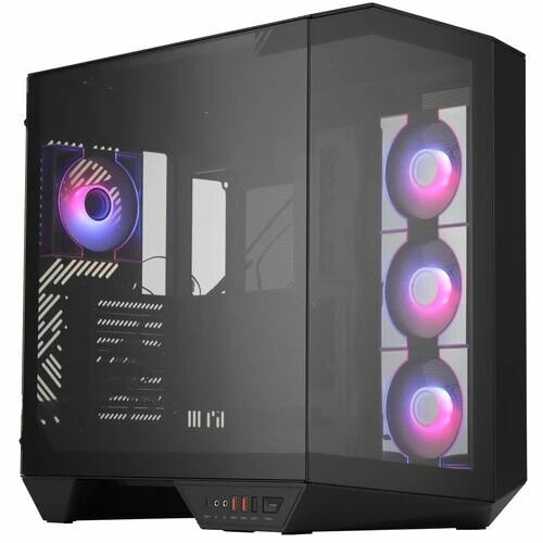 Компьютерный корпус DarkFlash DY470 (DC-DY470-B-HQ2) черный - Midi Tower, ATX, USB 3.2 Gen 1 Type-A, USB 3.2 Gen 1 Type-C