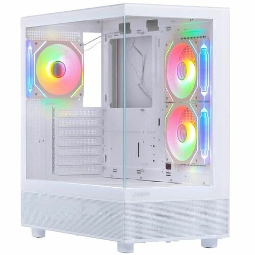 Компьютерный корпус ARDOR GAMING Crystal CC1 (GAMING CRYSTAL CC1) белый - Midi Tower, ATX, USB 2.0 Type-A, USB 3.2 Gen 1 Type-A
