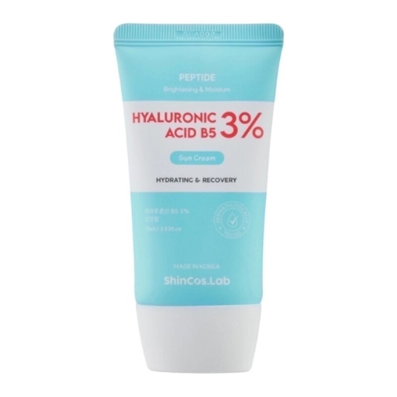 ShinCos.Lab Hyaluronic Acid B5 3% Sun Cream Солнцезащитный крем с гиалуроновой кислотой и пантенолом