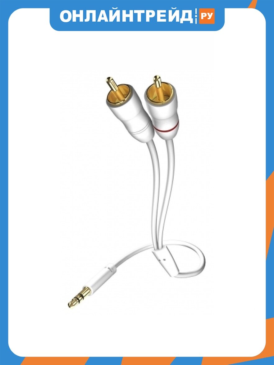 Кабель межблочный Inakustik Star MP3 Audio Cable Jack 3.5 - 2RCA, 3 м