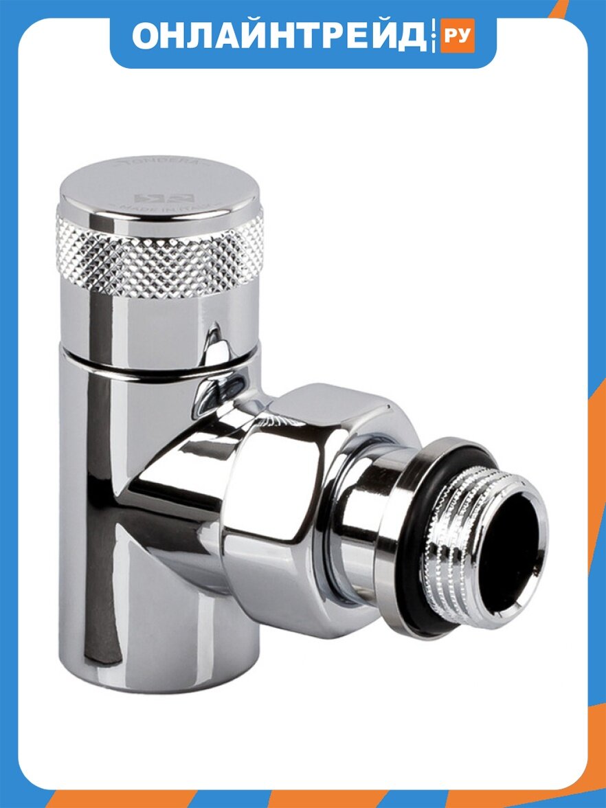 Клапан SR Rubinetterie Tondera угловой 1/2", хром