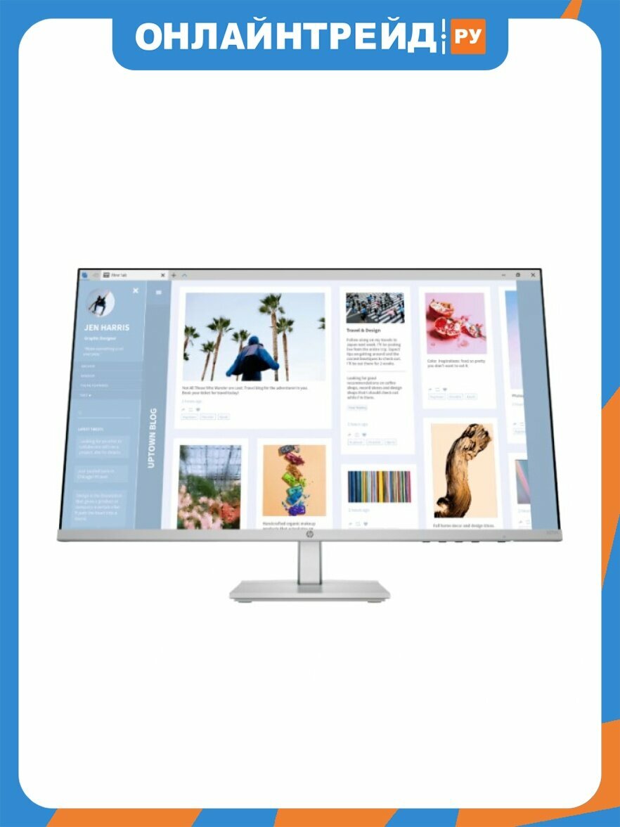 Монитор HP 27" Series 5 527sh Silver