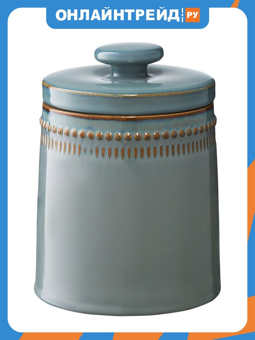 Банка для хранения Tkano Kitchen Spirit темно-серый, 820 мл (TK22-TW_JAR0004)