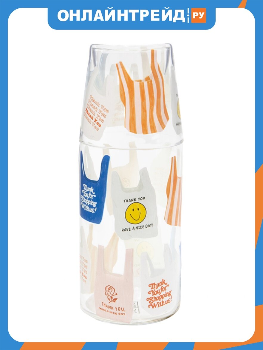 Набор Doiy Corner Shop Thank you Bag из графина и стакана (DYJGLCSBA)
