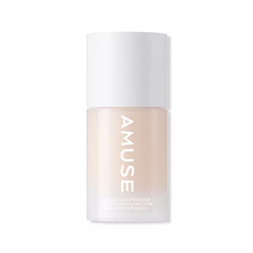 AMUSE Тональная основа для лица с плотным и стойким покрытием Ceramic Skin Perfector Foundation, № 01 Porcelain, 30 мл № 01 Porcelain
