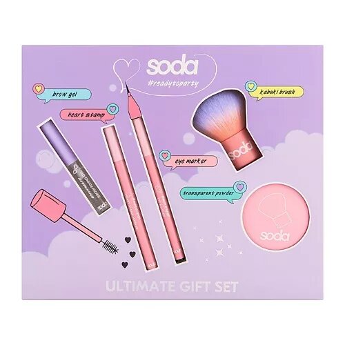 SODA Подарочный набор ULTIMATE GIFT SET #readytoparty, 5 предметов 5 предметов
