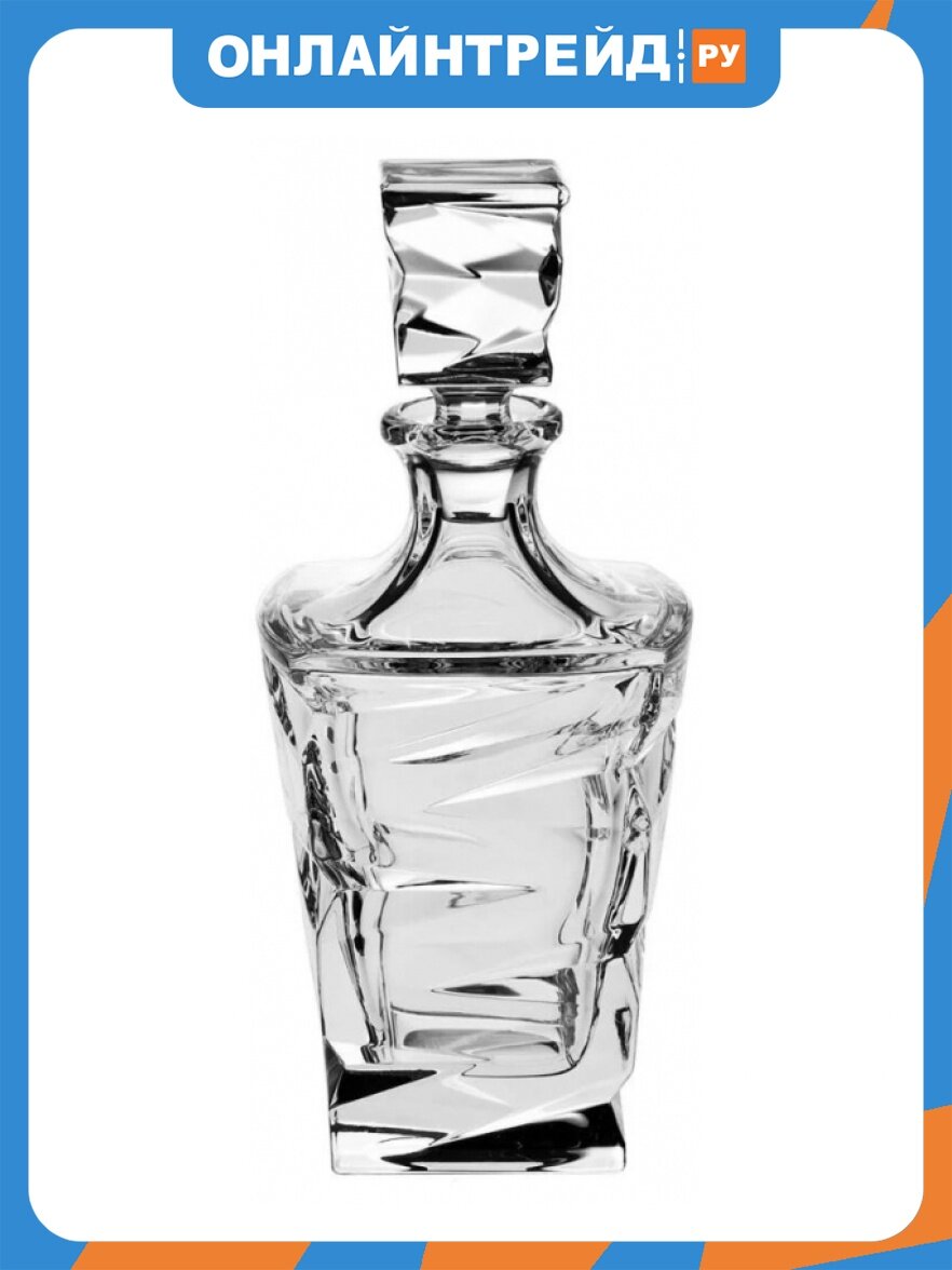 Штоф Crystal Bohemia ZIG ZAG, 750 мл