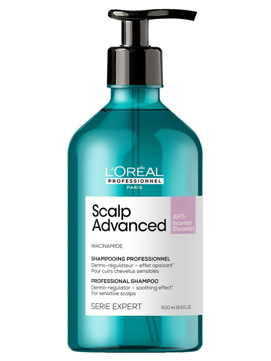 Шампунь регулирующий баланс L`oreal Professionnel Scalp Advanced, для чувств. кожи, 500 мл