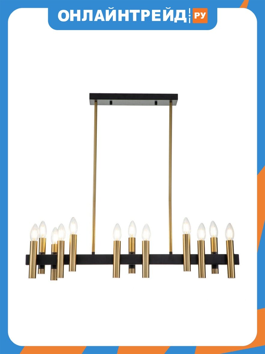 Подвесная люстра Indigo Interior Lighting Indigo Cero 13009/12RL Black V000208