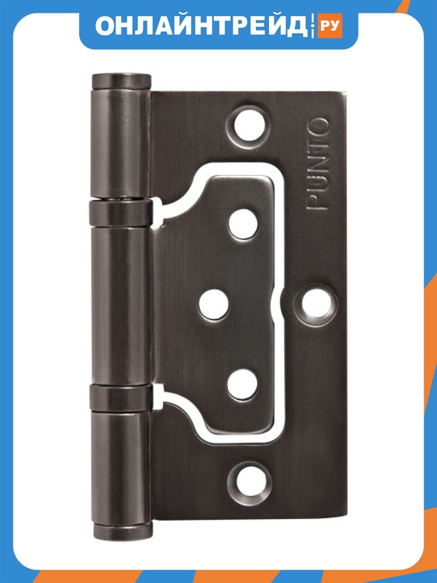 Петля универсальная без врезки Punto IN3200W GR (200-2B 75x2,5) графит, (2ШТ/упак)