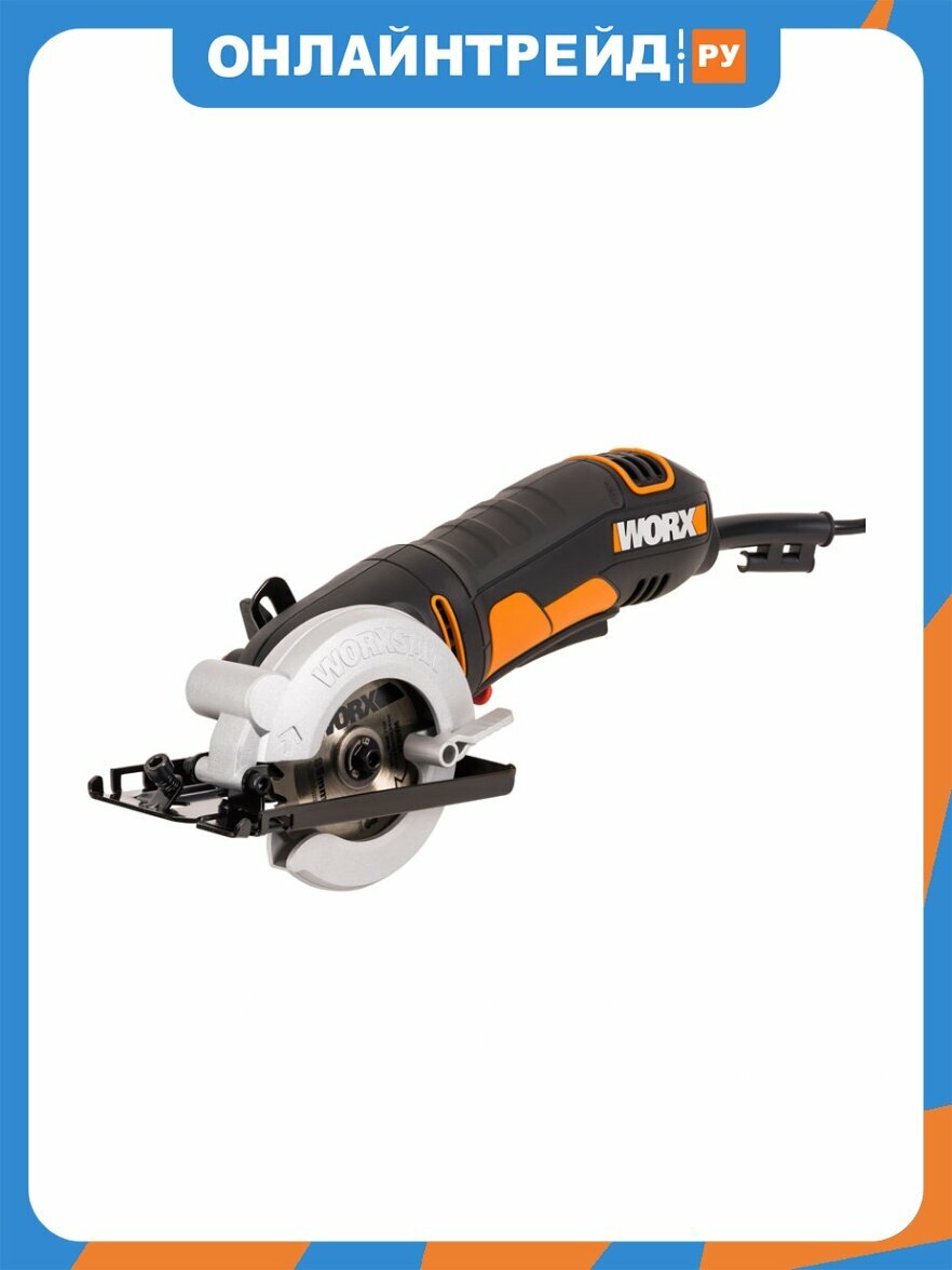 Пила дисковая Worx WX423.1, 400Вт, 85мм, кейс