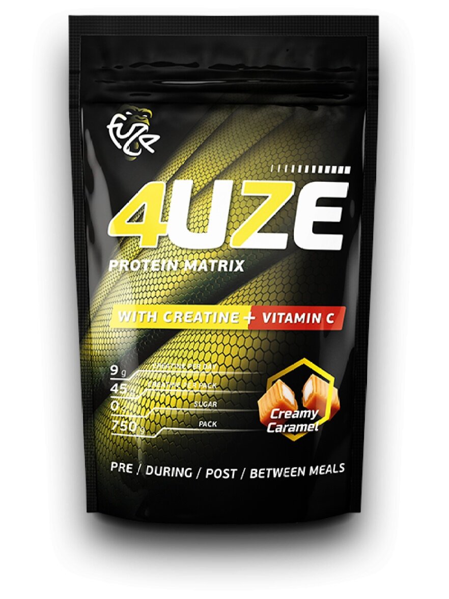 Мультикомпонентный протеин Fuze PureProtein + BCAA Сливочная карамель 750г