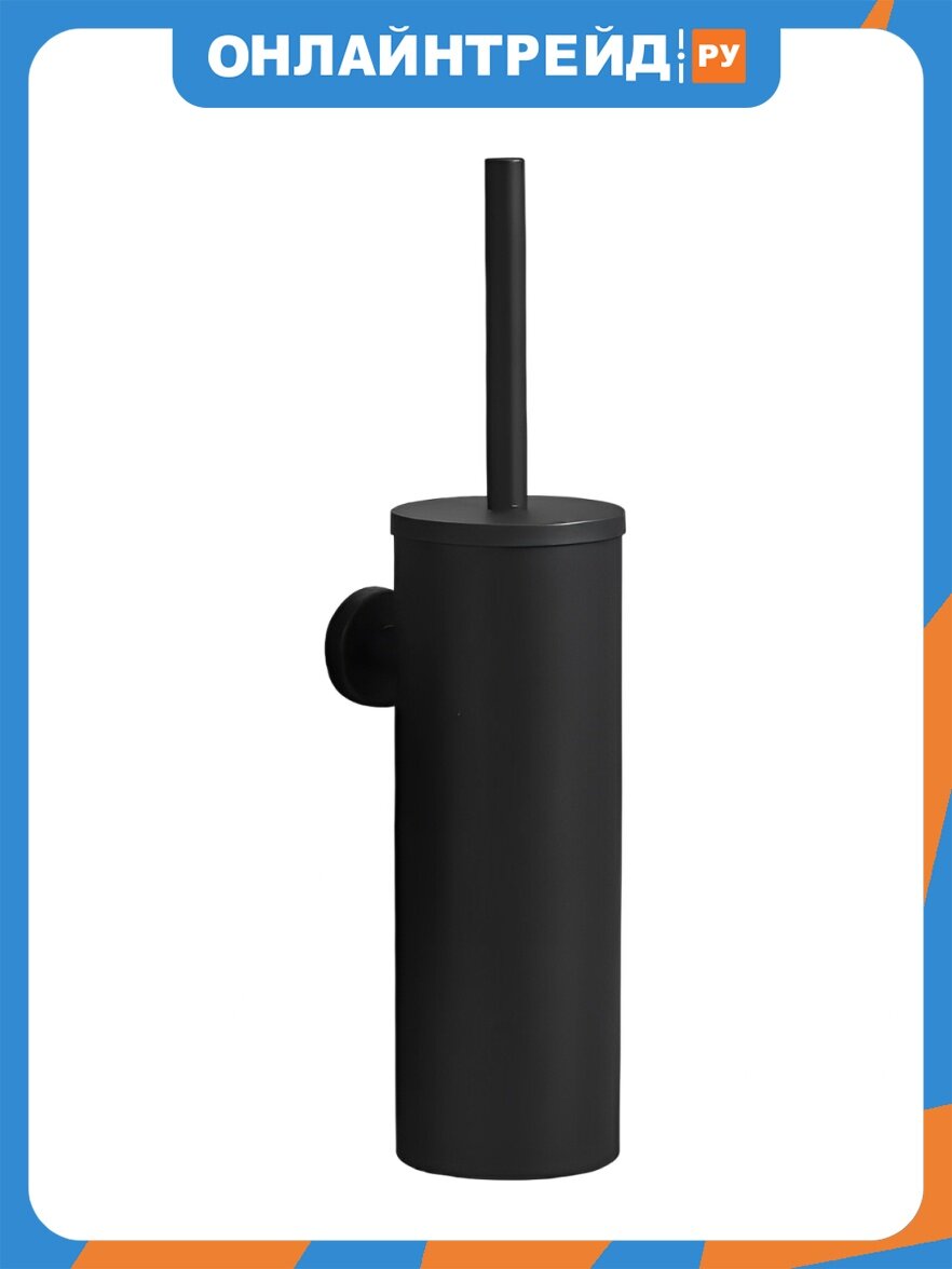 Ёршик Maretti для унитаза подвесной Umbria Black UMB56P25, черный