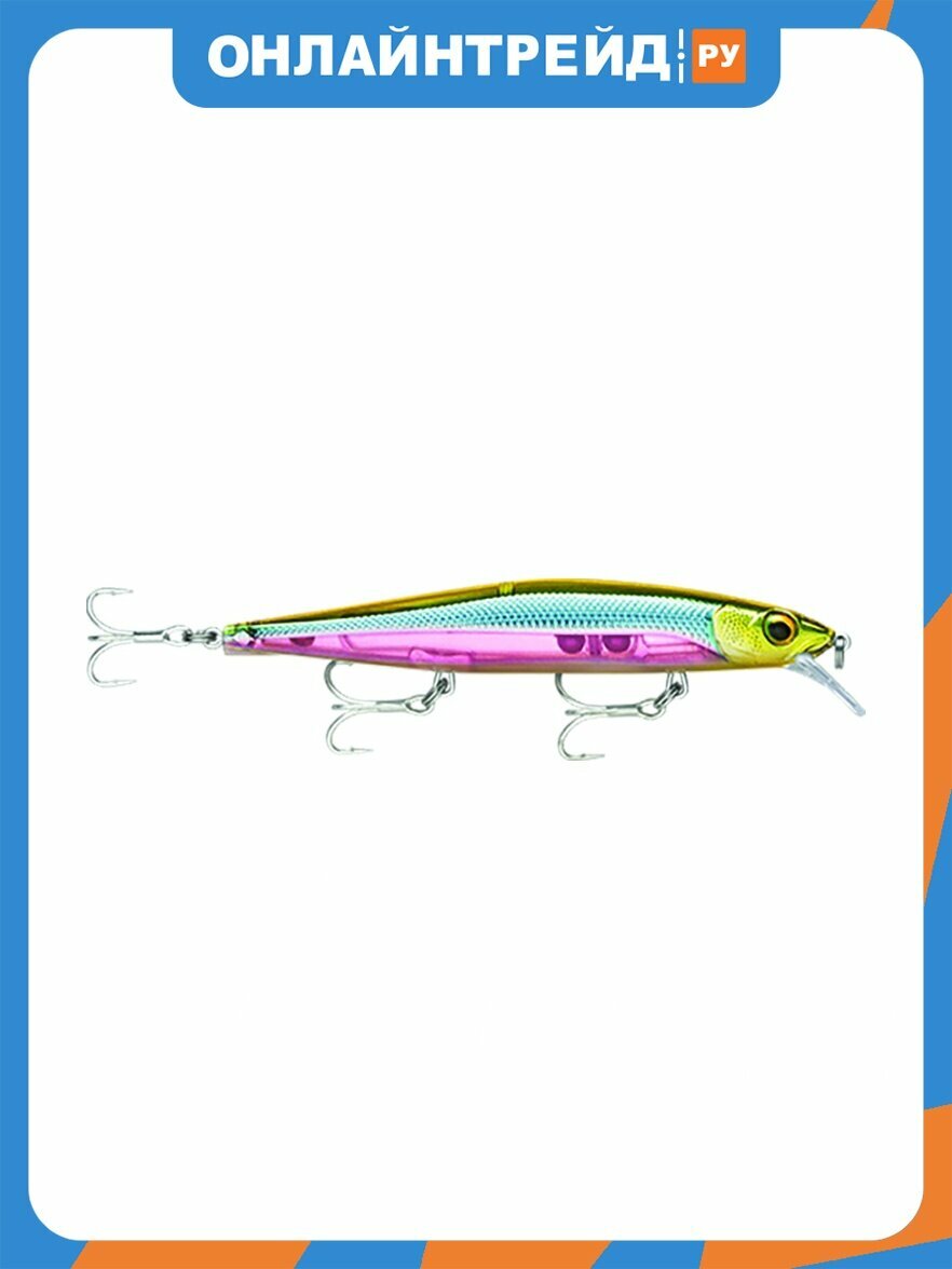 Воблер Rapala Precision Xtreme Mavrik Sw 110 /GHS /медленно тонущий/ 1,5-1,9м, 11см, 16гр