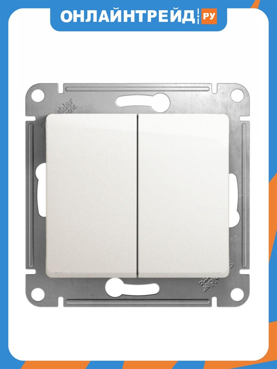 Выключатель Systeme Electric (schneider Electric) SCHNEIDER ELECTRIC GLOSSA сх.5, 10АХ, механизм, перламутр, GSL000651