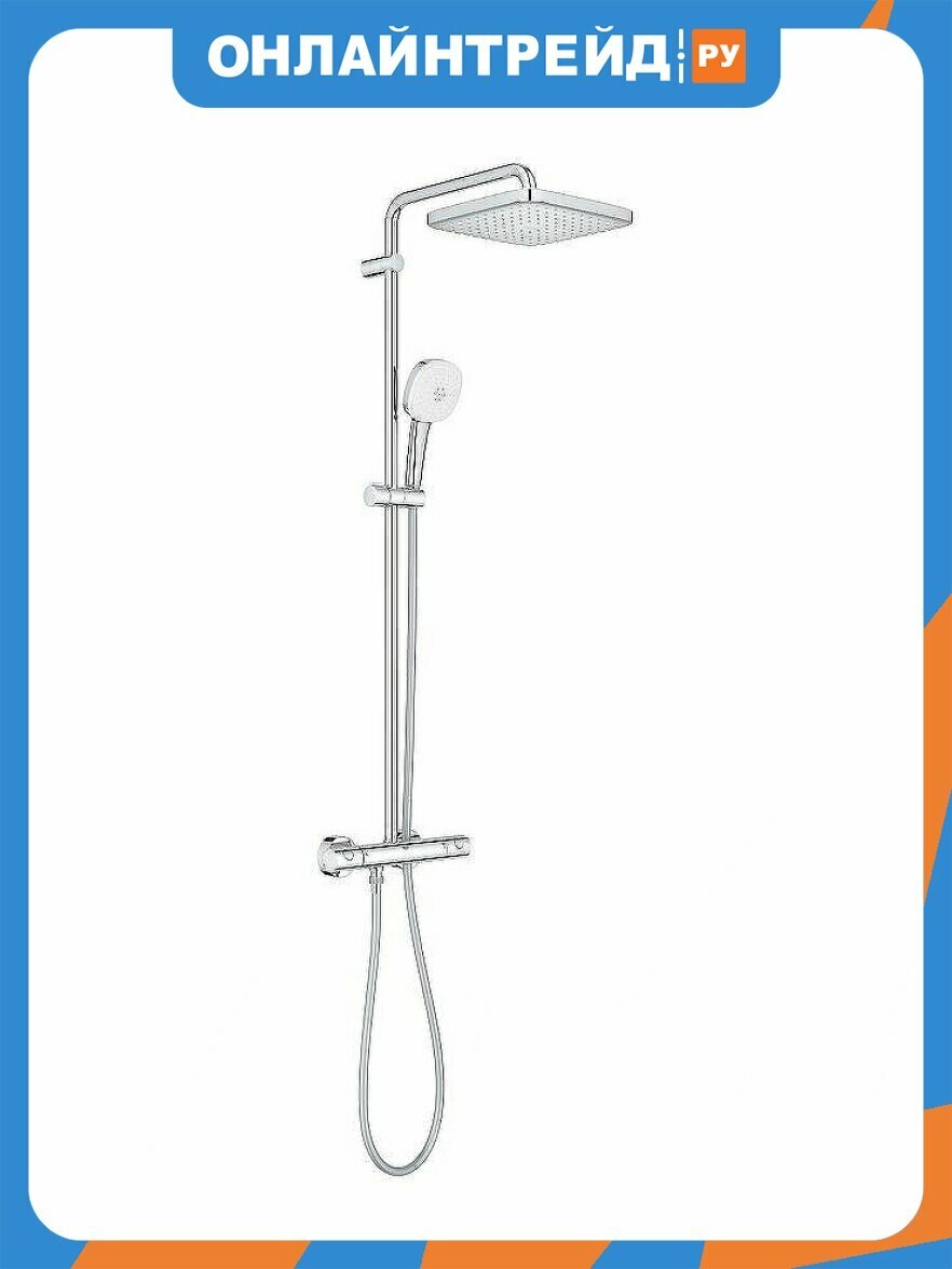 Душевая система Grohe Tempesta System 250 Cube с термостатом 26689001