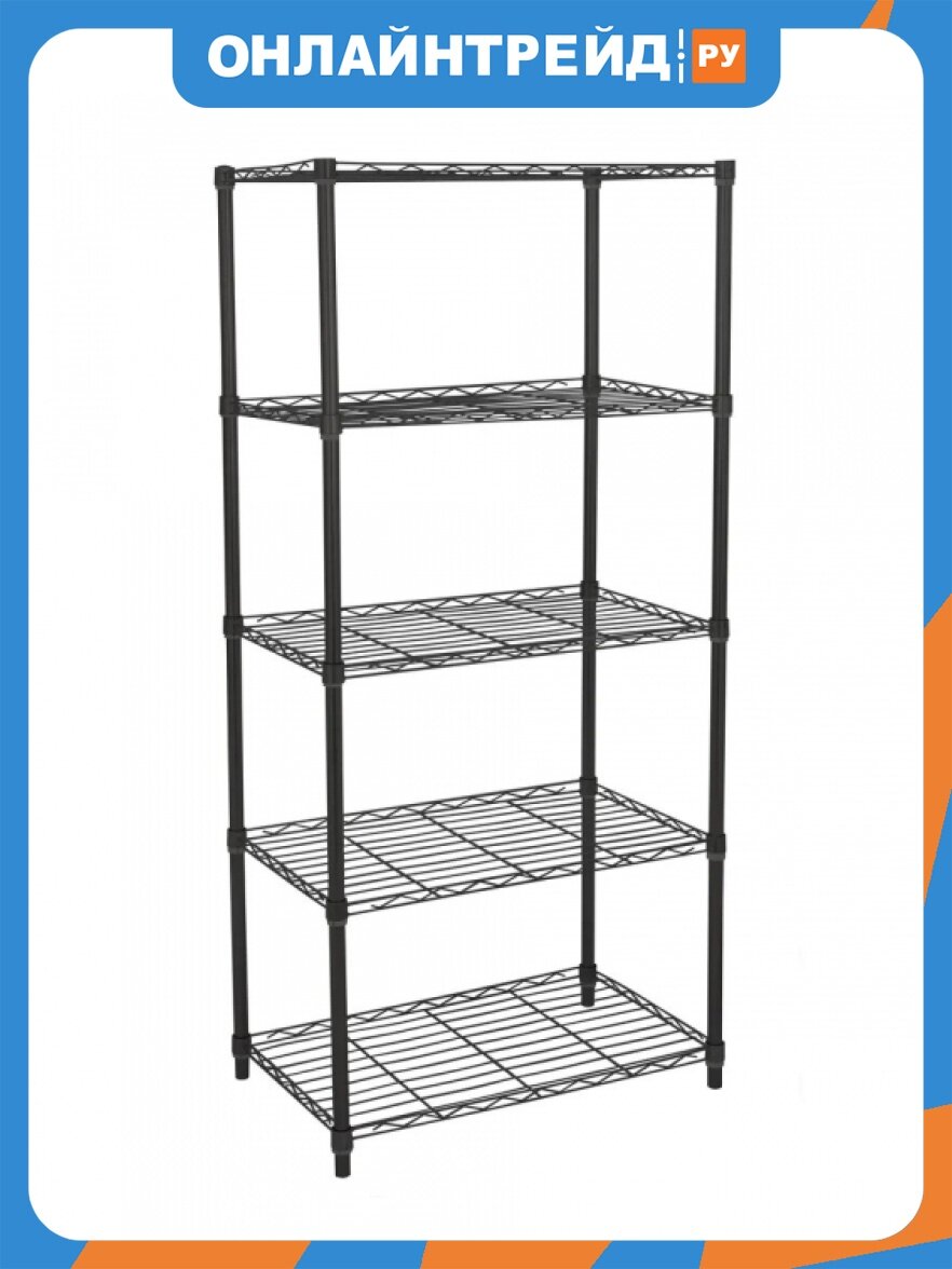 Стеллаж 5-ти ярусный Unistor RONNIE 58х 35х160 см