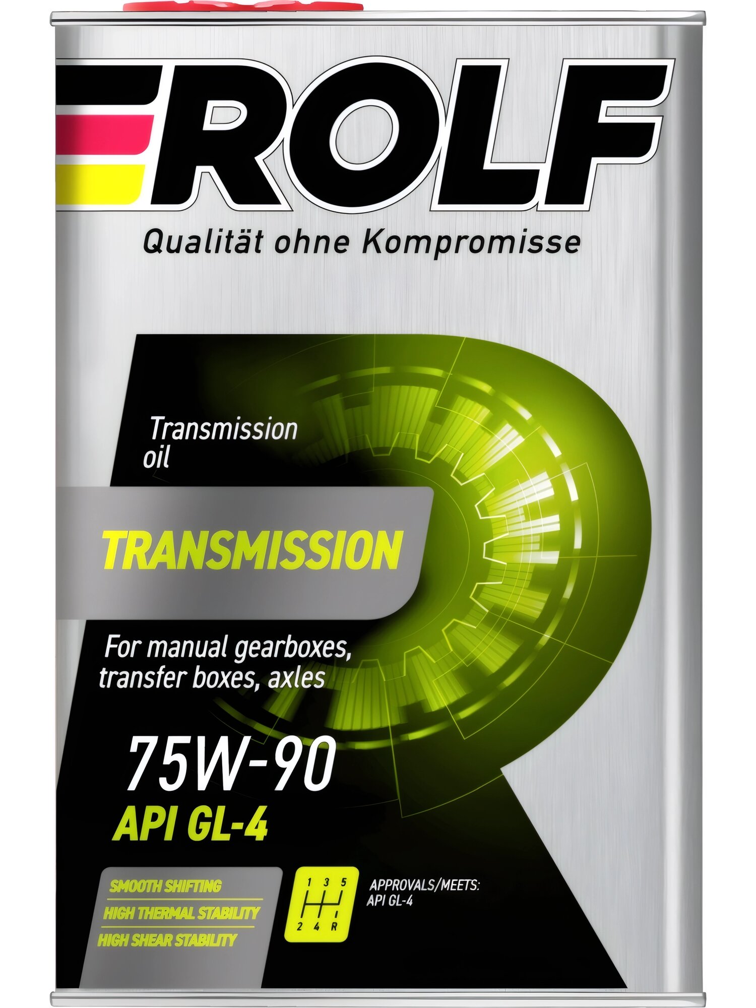 Масло трансмиссионное ROLF Transmission SAE 75W90 API GL-4 (4л)