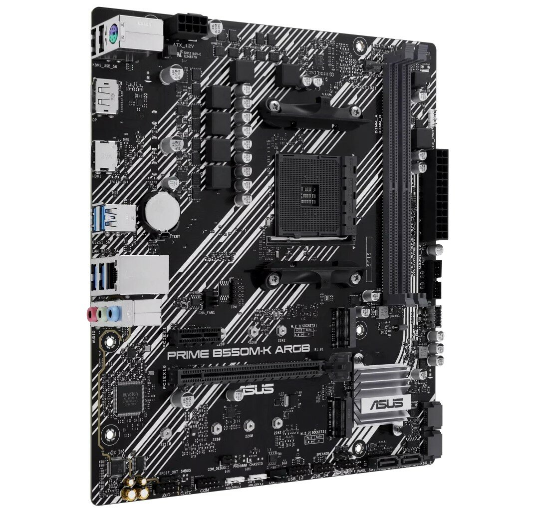 Материнская плата ASUS PRIME B550M-K ARGB