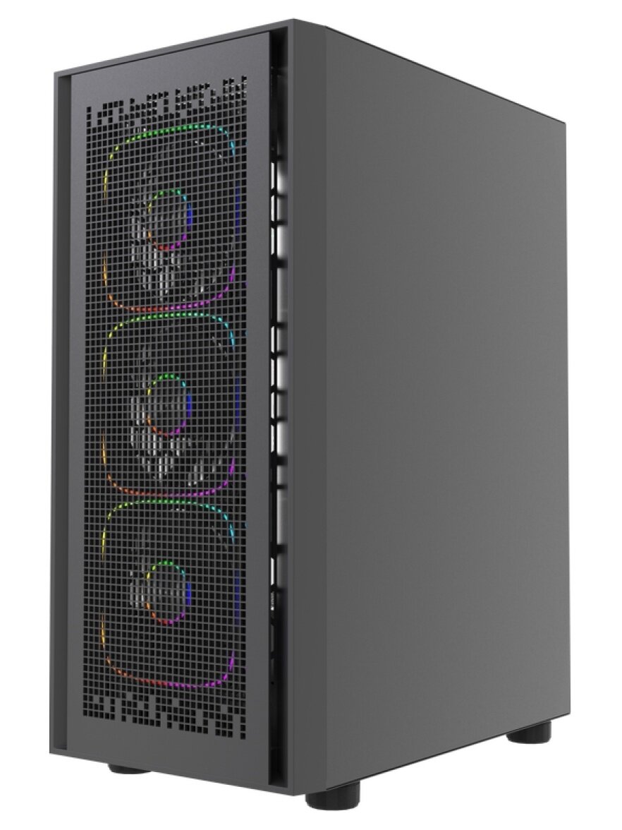 Корпус Powercase ByteFlow V2, чёрный — фото 1