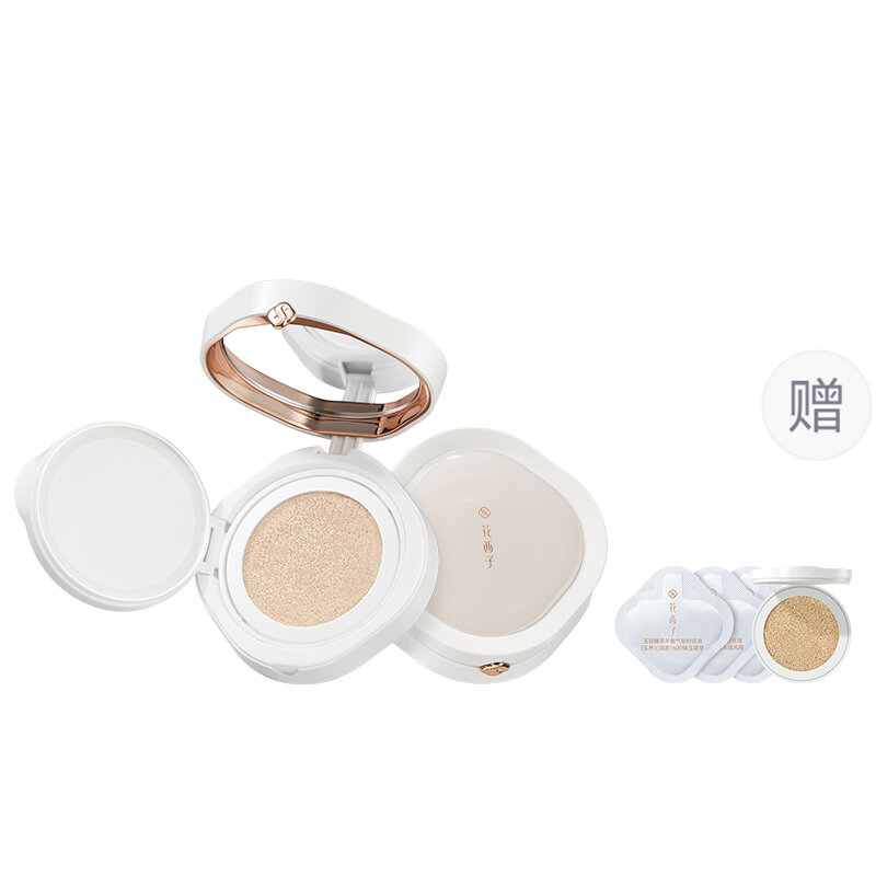 Пудра-кушон женская Florasis Healthy Complexion Air Cushions No Transfer Long Lasting Concealing Jade Care 2.0