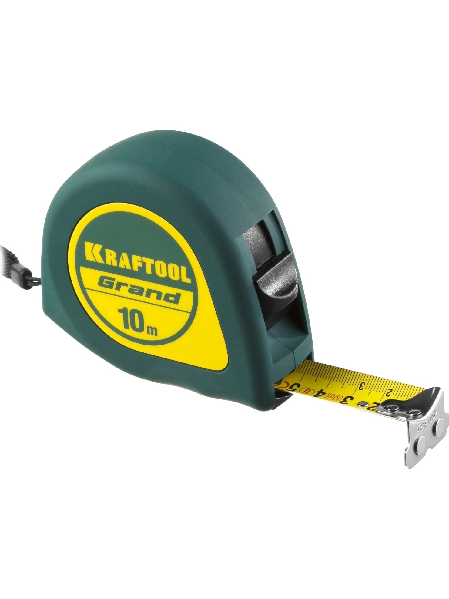 Рулетка KRAFTOOL Grand, 10 м х 25 мм