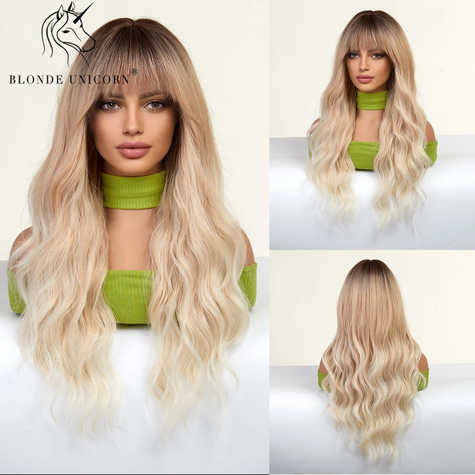 Синтетический парик BlONDE UNICORN Блондинка с единорогом LC8239-2