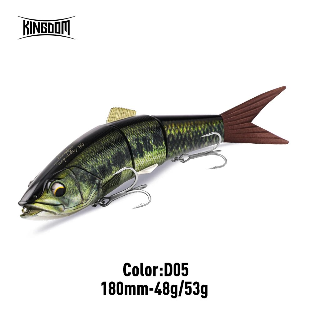 KINGDOM Шарнирная приманка для ловли басса 180/230 мм 180mm-D05