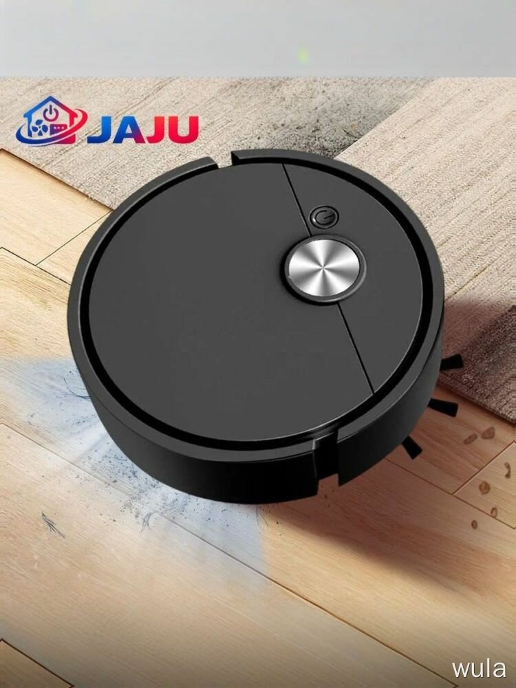 Робот-пылесос JAJU круглой формы с функцией автоматической уборки для твердых полов для дома