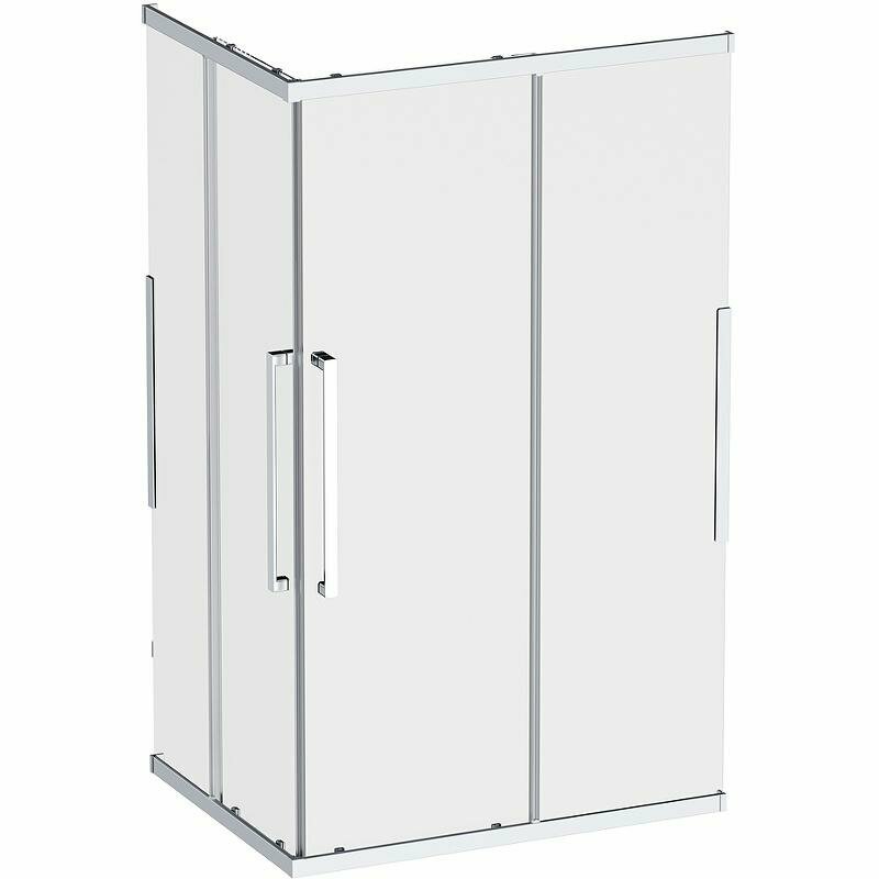 Душевой уголок AM.PM Func 120x90 W84G-403-12090-MT профиль Хром матовый стекло прозрачное