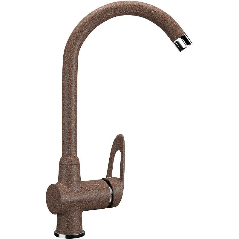 Смеситель для кухни Ulgran Classic U-006-307 терракот, рычажный, латунь