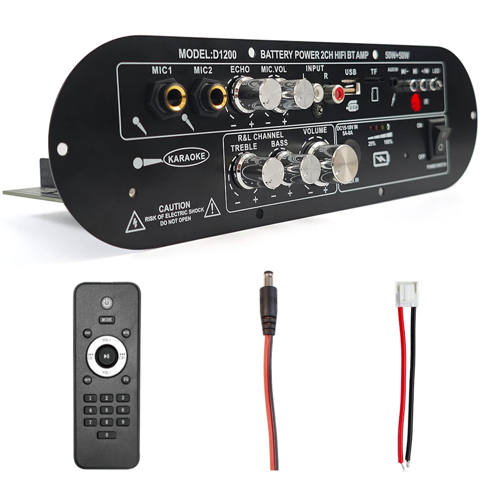 Bluetooth-усилитель 5.0 2.1 канала 50Вт*2 100Вт Digital Amplifier Board