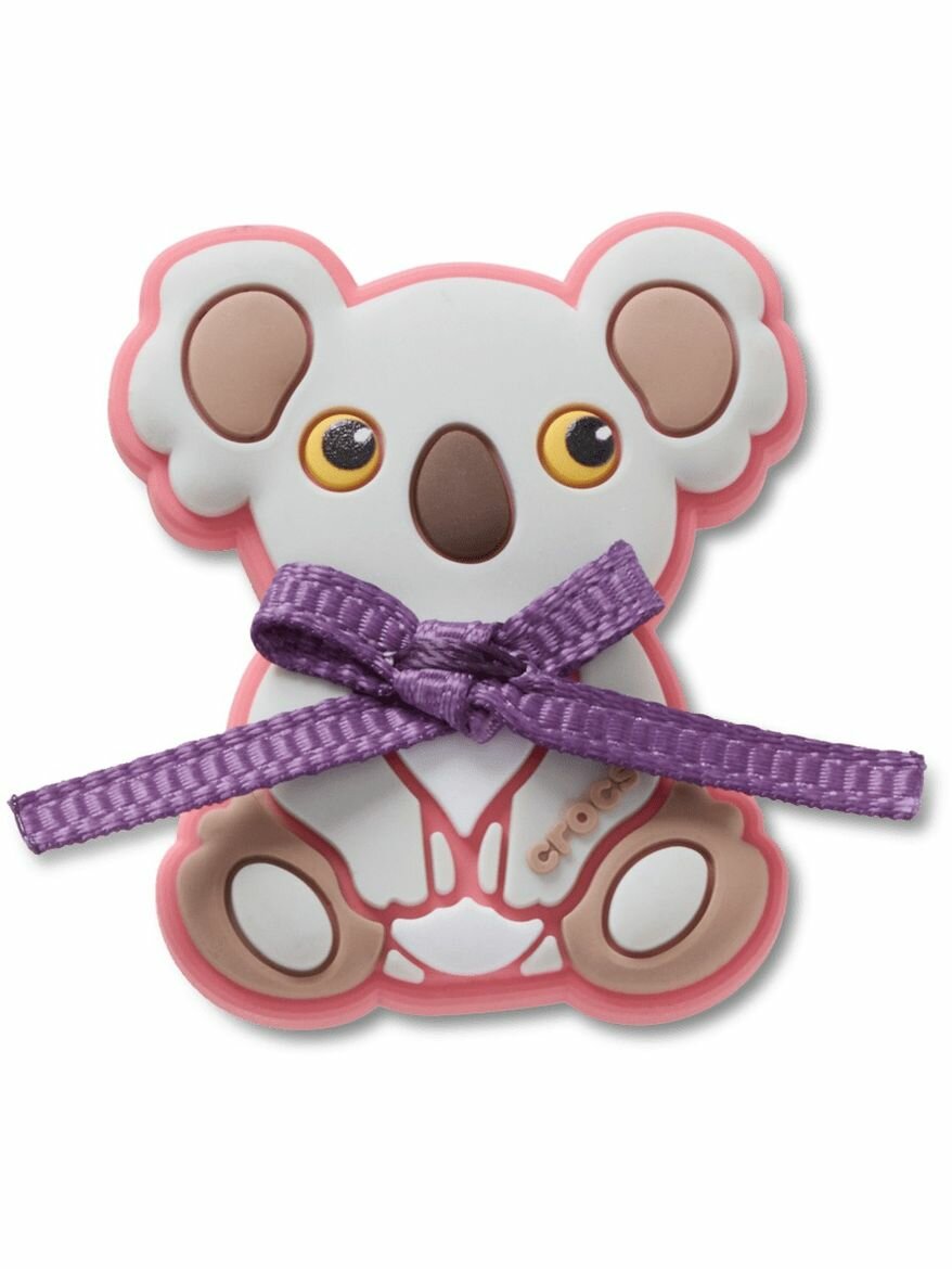 Джиббитс Crocs Coquette Koala белый; фиолетовый 100% полимер 10017630