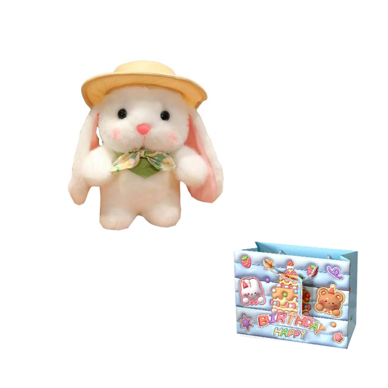 Сумка тоут  Pudding Rabbit-White