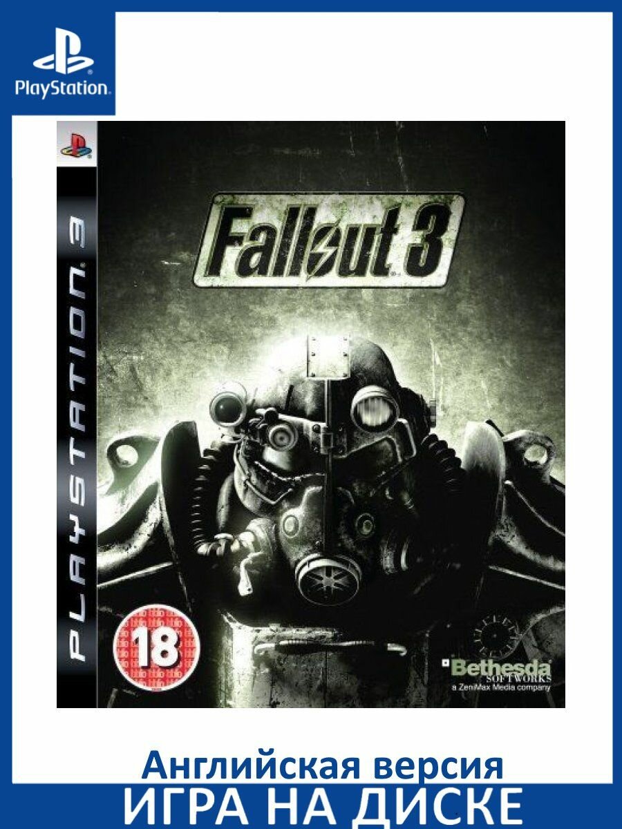Игра Fallout 3 PS3 Диск на PlayStation 3 Английская версия