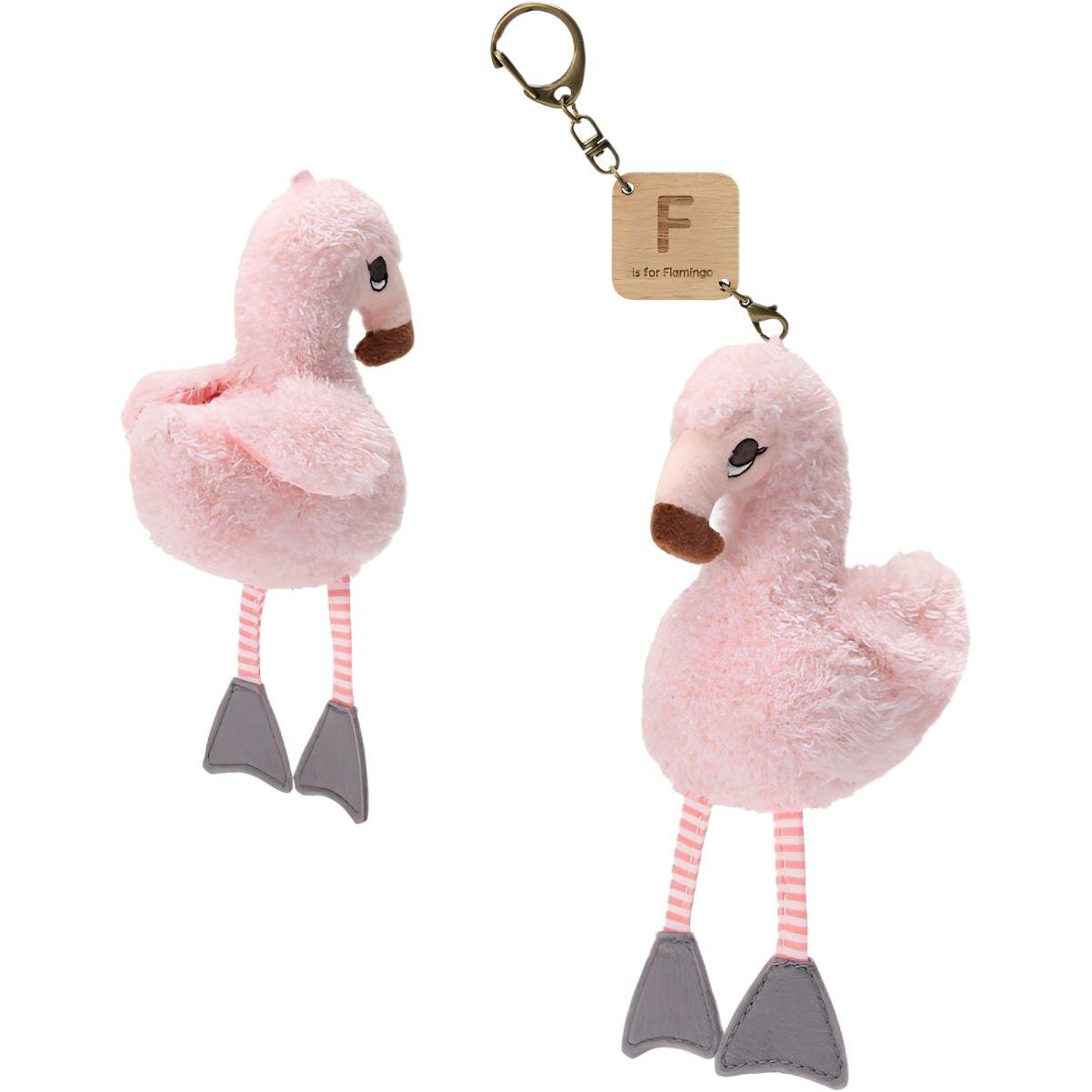 Плюшевая игрушка унисекс Bunnies By The Bay Милый Друг Фламинго Подвеска, 9.5CM EU, Flamingo Hanging Doll