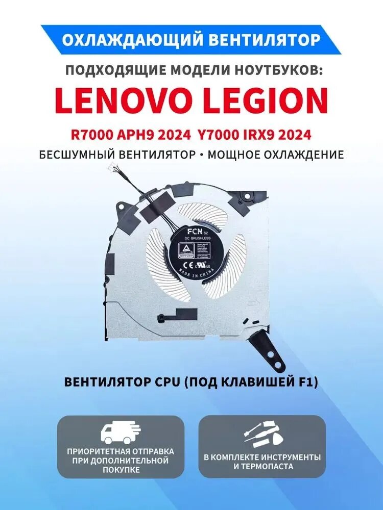 Вентилятор для Lenovo Legion R7000P/Y7000P 2023 (ARH8/9, IRH8, IRX9)