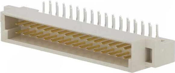 Разъем HARTING 09221326921 Гнездо, DIN 41612 тип 2В, "папа", PIN 32 a+b, THT, угловой 90 град, 1 шт