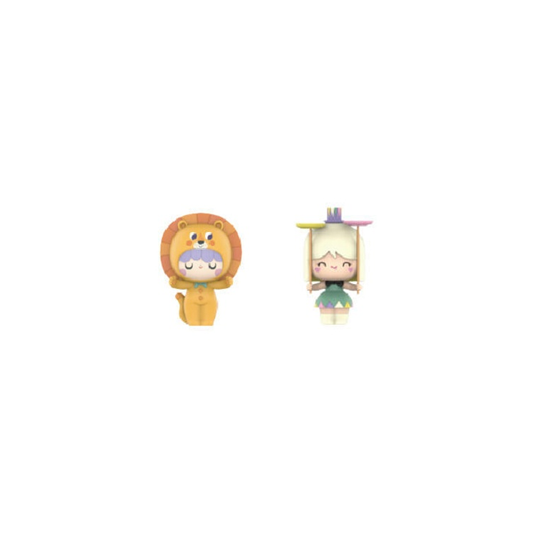 POP MART MOMIJI Whisper Doll Цирковая коллекция, Confirmed model - Little Lion Boy + UFO Girl (unboxing and unpacking)