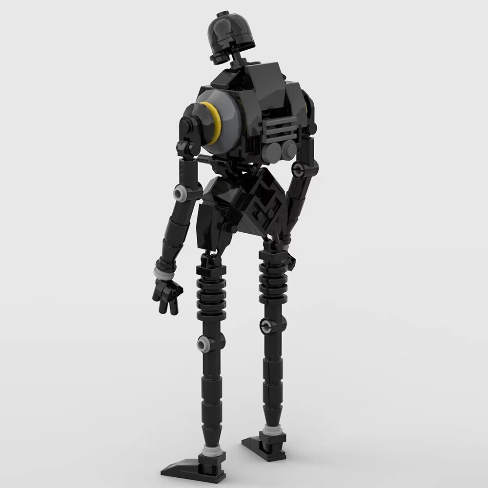 Модель боевого дроида MOC из пластика Black Bot — фото 1
