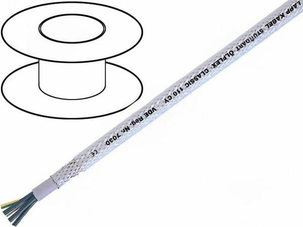 Провод LAPP KABEL 1135012 Провод OLFLEX CLASSIC 110 CY 12G0,5мм2 экранированный ПВХ кратно 1м