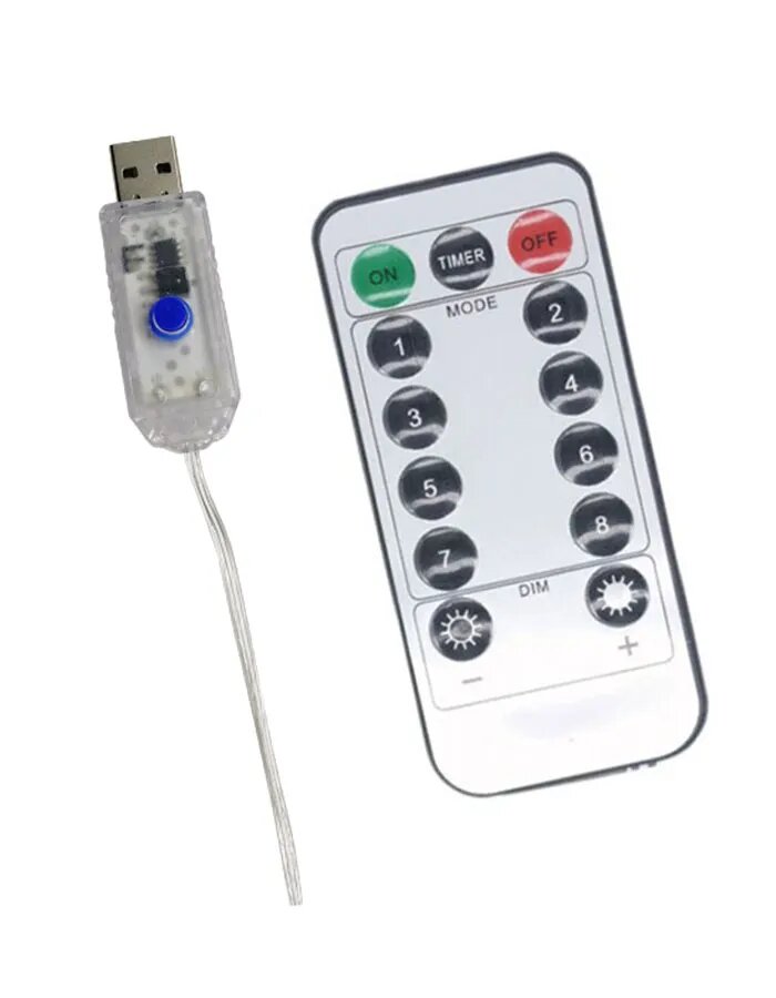 Управляющая плата для гирлянд USB 5 В с пультом дистанционного управления и 8 режимами работы
