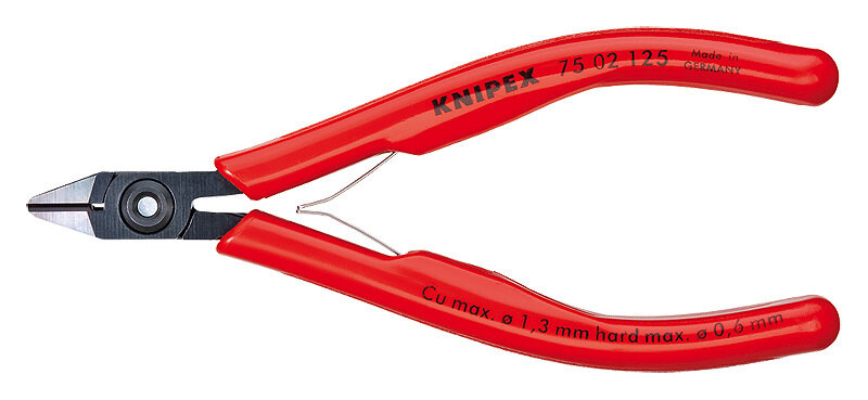 Кусачки боковые для электроники KNIPEX KN-7502125