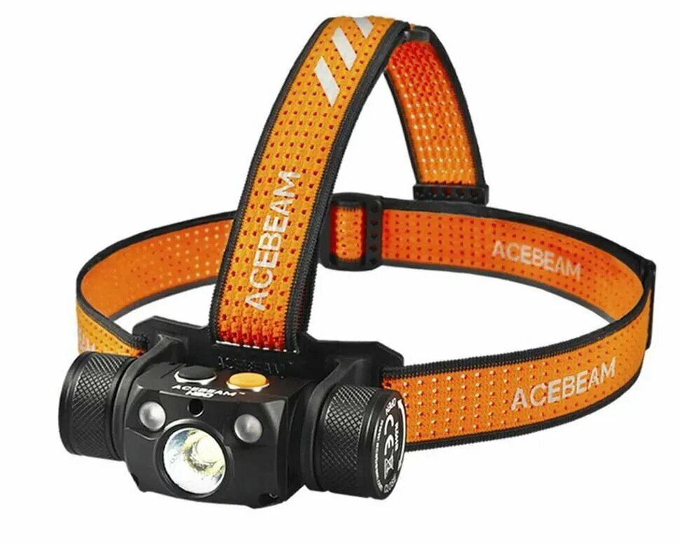 Налобный фонарь Acebeam H30-CRI Neutral white, 21700, 171 метр, 4000 люмен (Комплект)