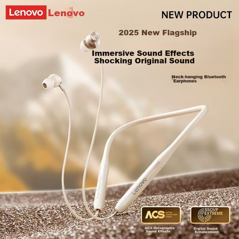 Lenovo Berlin Sound 2026 Лучший продаваемый Bluetooth-наушники-браслет для музыки и спорта шумоподавление долгий срок