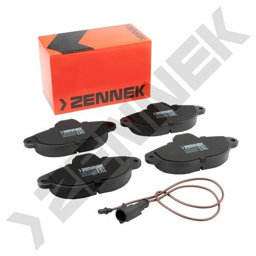 Колодки тормозные передние fiat panda 03-12, punto 93-10, 500 07> ZENNEK DBP0024