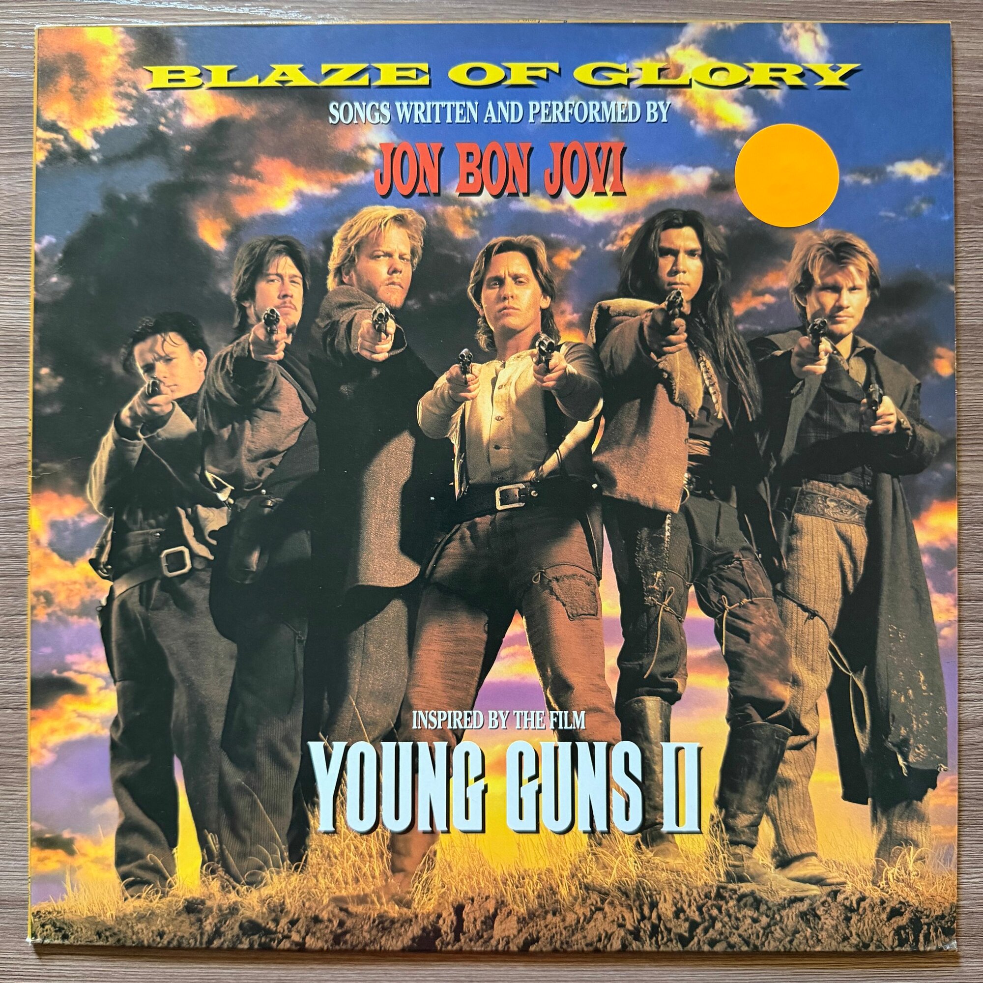 Виниловая пластинка Jon Bon Jovi - Blaze Of Glory (Европа 1990г.)