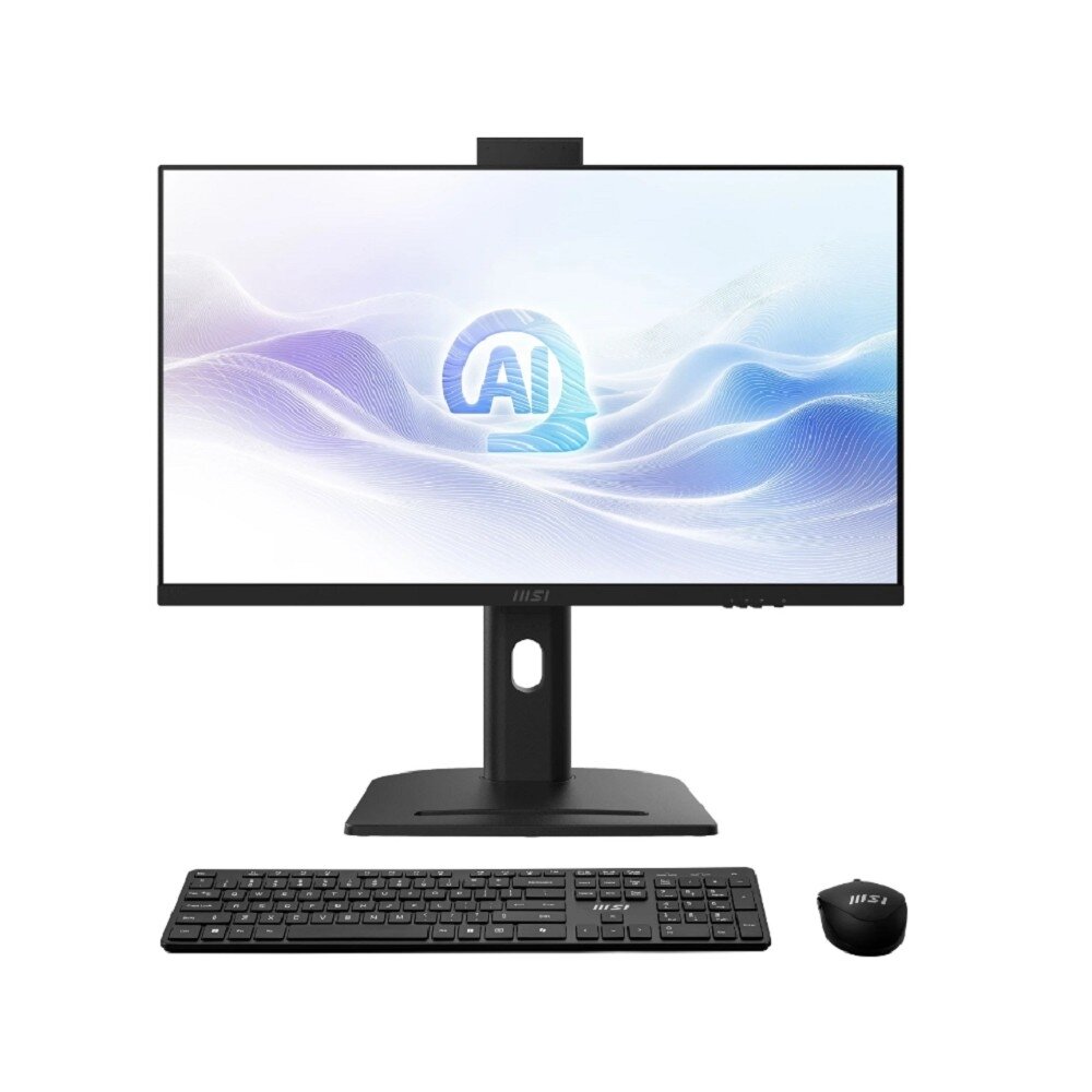 Моноблок MSI Modern AM273QP AI 1UM-090XRU 9S6-AF0111-090 Black  27" WQHD Ultra 5 125H(1.2Ghz)/16384Mb/512PCISSDGb/Intel Arc Graphics//noOS + Wireless KB+M